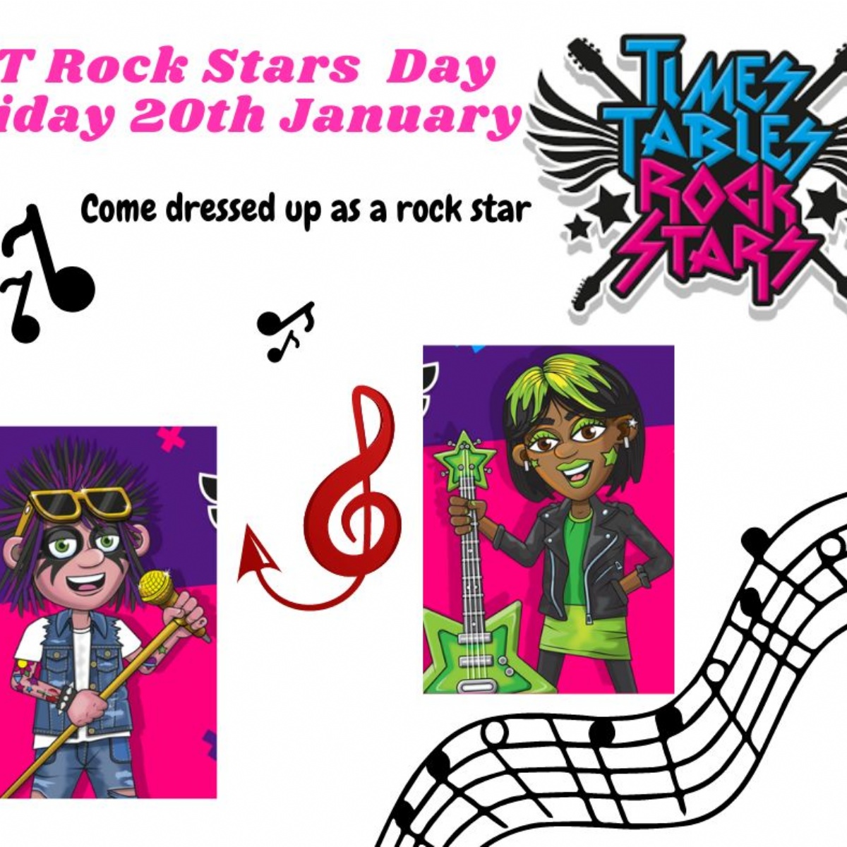 The Milford Academy - Times Tables Rock Stars day